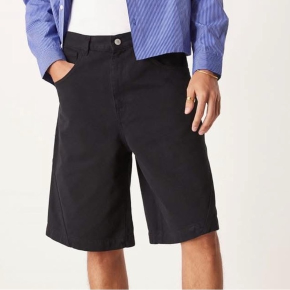 ASOS | Shorts | Mens Black Long Length Jorts | Poshmark